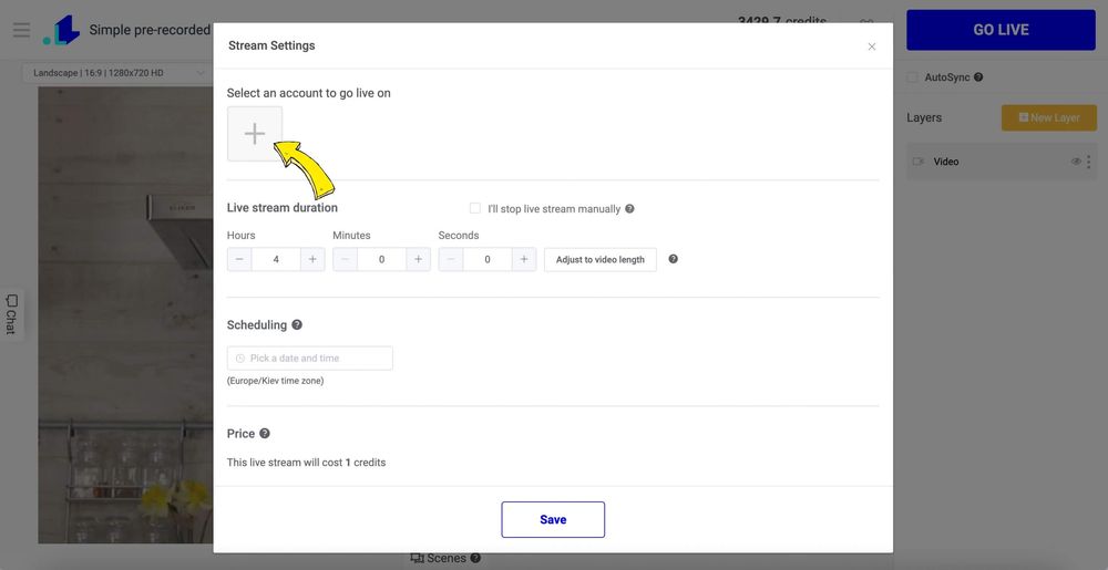 How to stream a pre-recorded video on Youtube Live