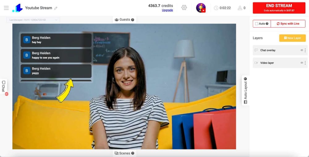 How to add a Youtube or Twitch Chat Overlay to a Stream?