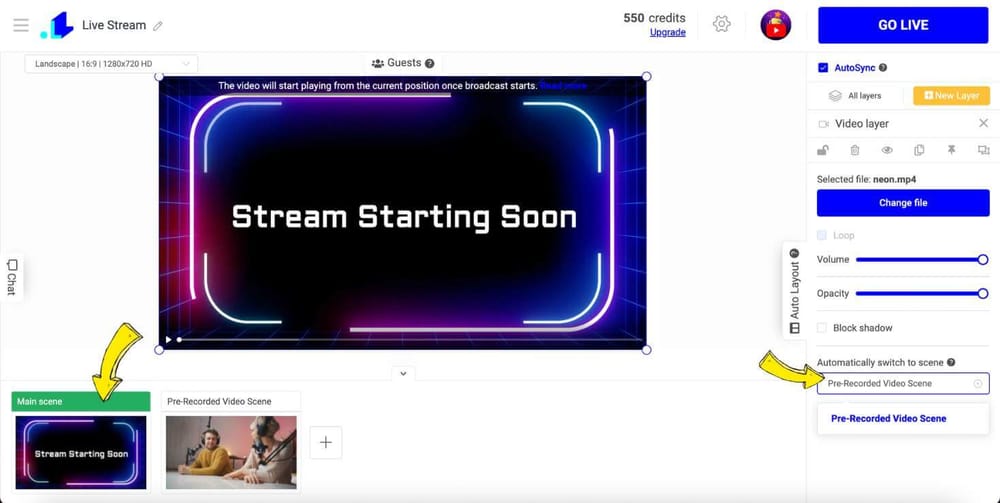 How to Add a "Stream Starting Soon" Screen to a Live Stream?