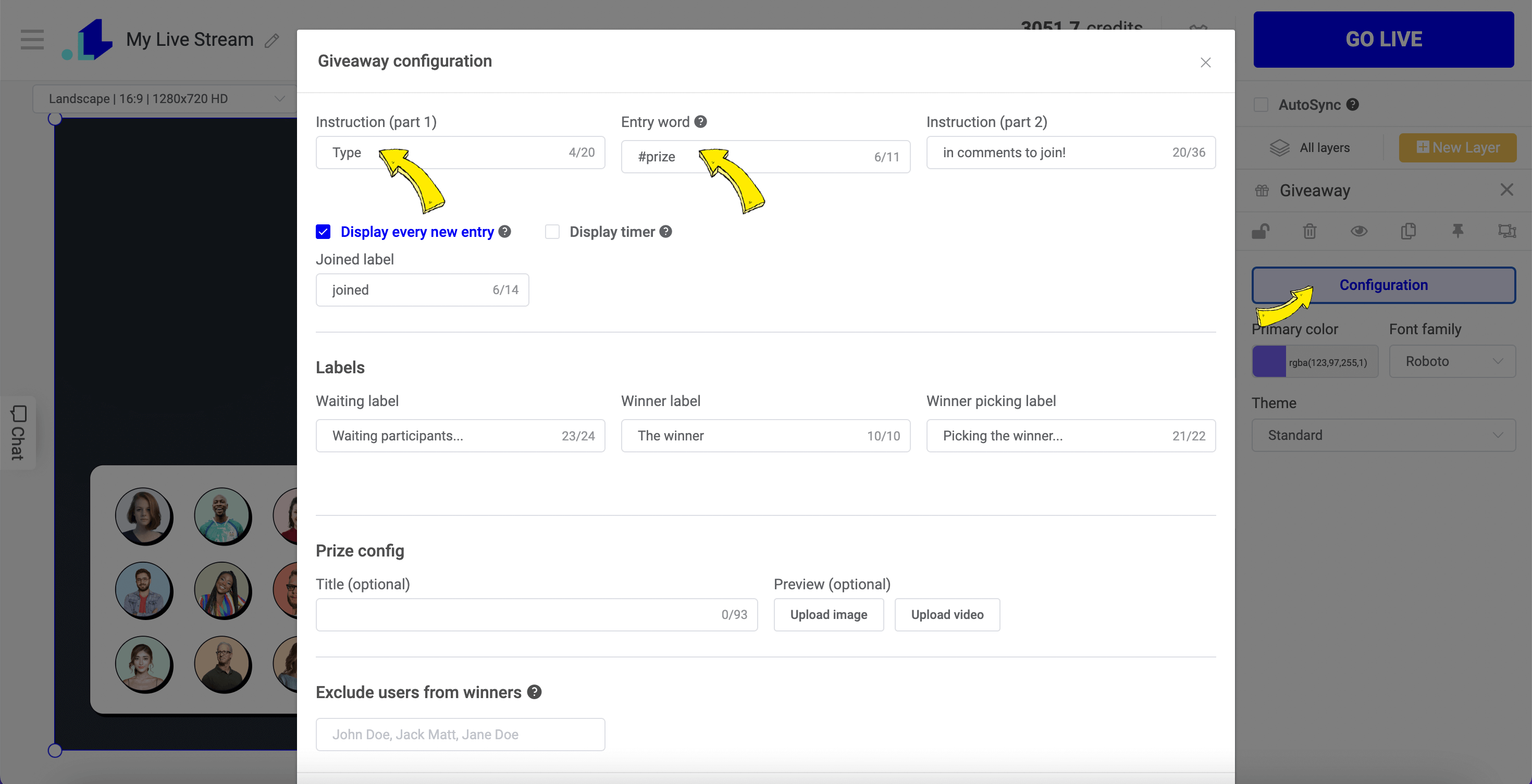 How to Run a Live Giveaway on YouTube