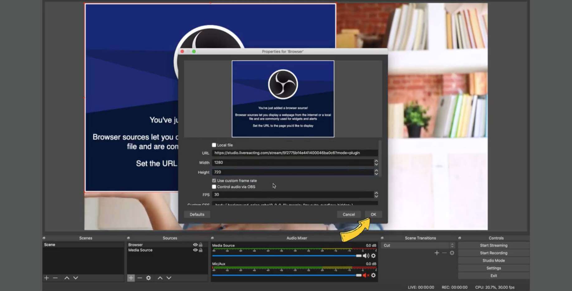 How to add a Youtube or Twitch Chat Overlay to a Stream?