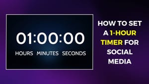 1 Hour Timer for Social Media ⏰