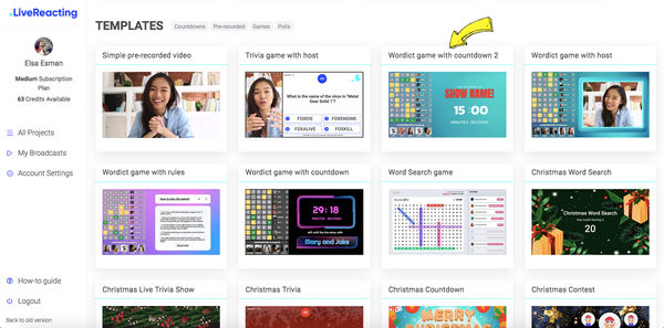 Wordle-like game for live streaming: WORDICT