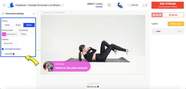 How to display comments in a Live Stream? 👀