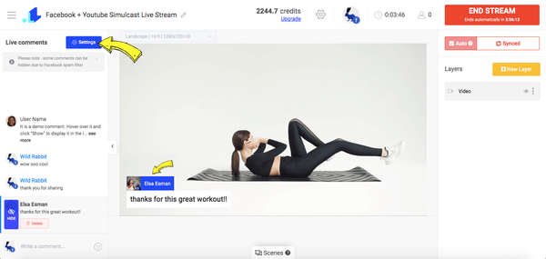 How to display comments in a Live Stream? 👀