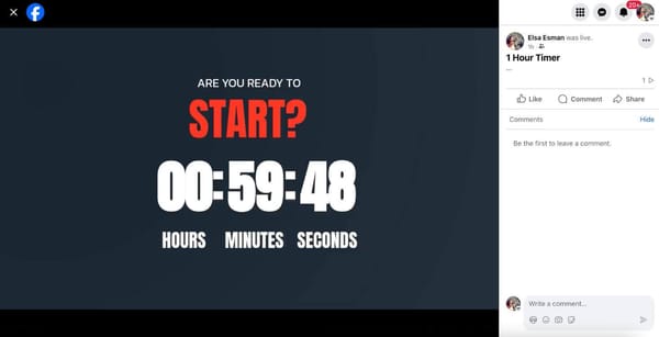 1 Hour Timer for Social Media ⏰